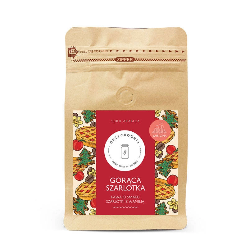 Kawa o smaku szarlotki mielona 200g - Kiszone Specjały